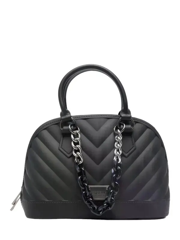 MARC ELLIS Maya Chevron-quilted Shoulder Bag - Black