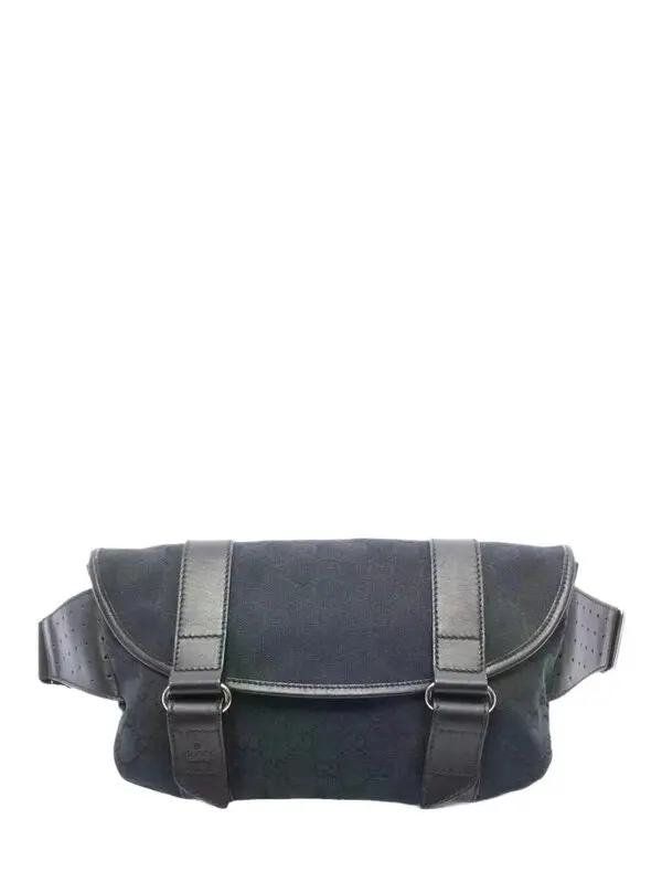 Gucci Gg Canvas Belt Bag - Black