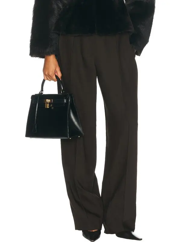 Magda Butrym Tailored Pant - Dark Brown