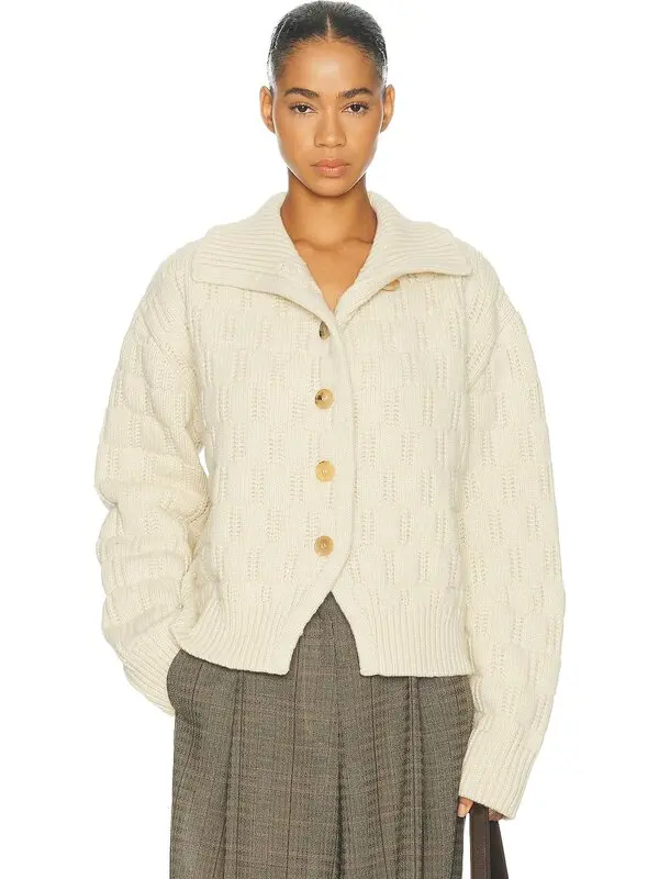Dries Van Noten Terino Cardigan - Ecru