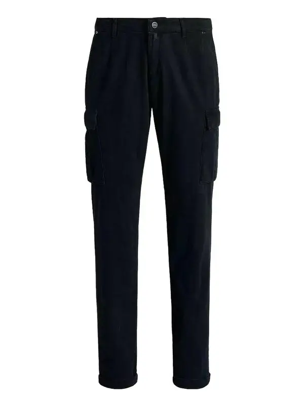 Kiton Tapered Cargo Pants - Blue