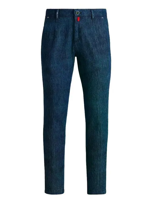 Kiton Straight-leg Trousers - Blue