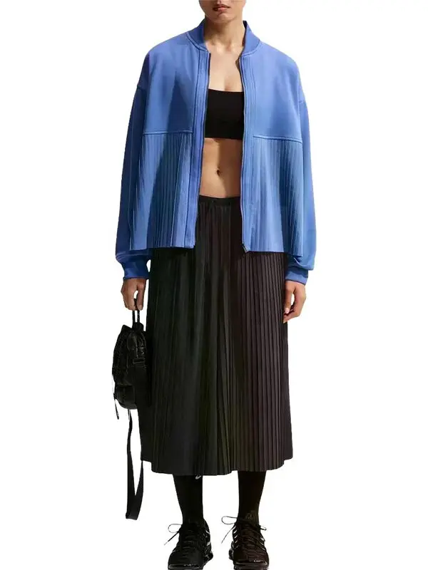 Nike Pleated Zip-up Jacket - Blue