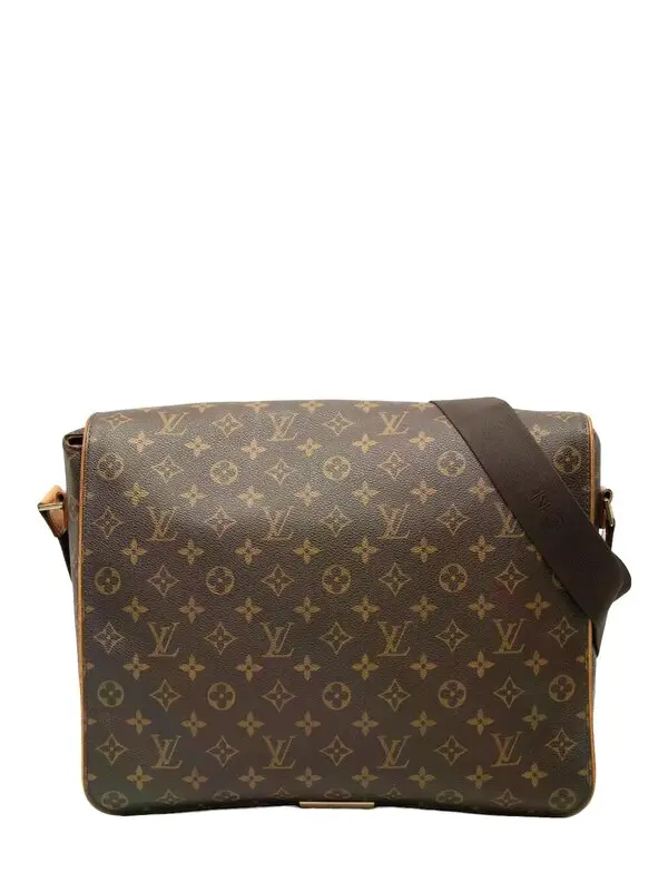 LOUIS VUITTON 2004 Monogram Abbesses Crossbody Bag - Brown