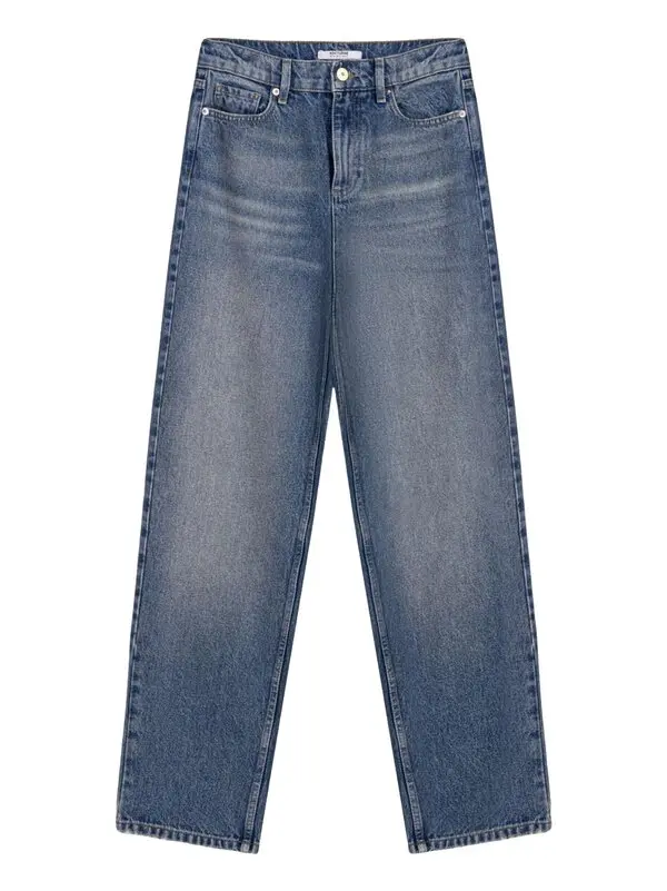 NOCTURNE High-waist Barrel Leg Jeans - Blue
