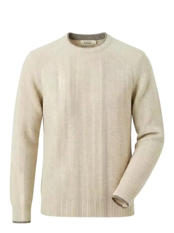 Altea Ribbed-knit Raglan-sleeve Sweater - Neutrals