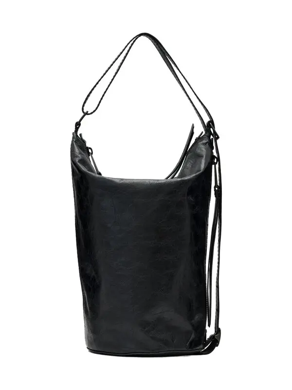 ALLSAINTS Nico Leather Sling Bag - Black