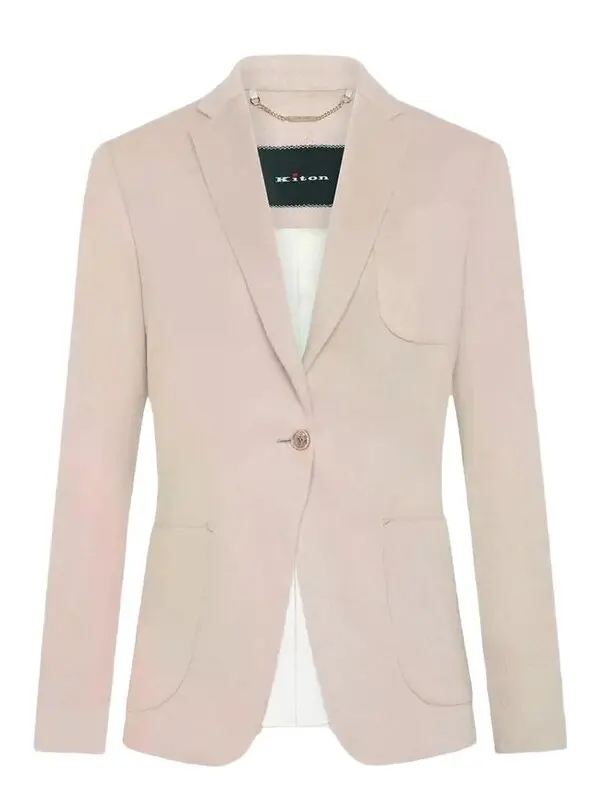 Kiton Cashmere Cloth Blazer - Neutrals