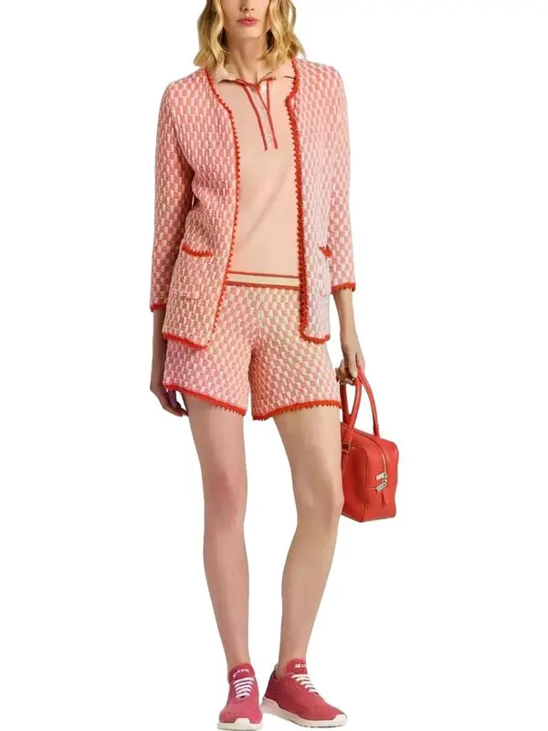 Kiton Compact-weave Tweed Jacket - Pink