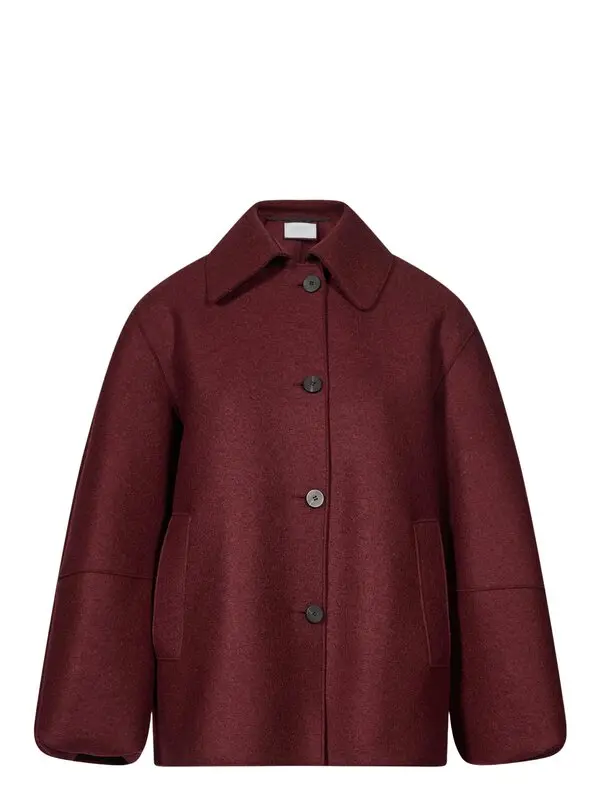 Harris Wharf London Long-sleeve Casual Jacket - Red