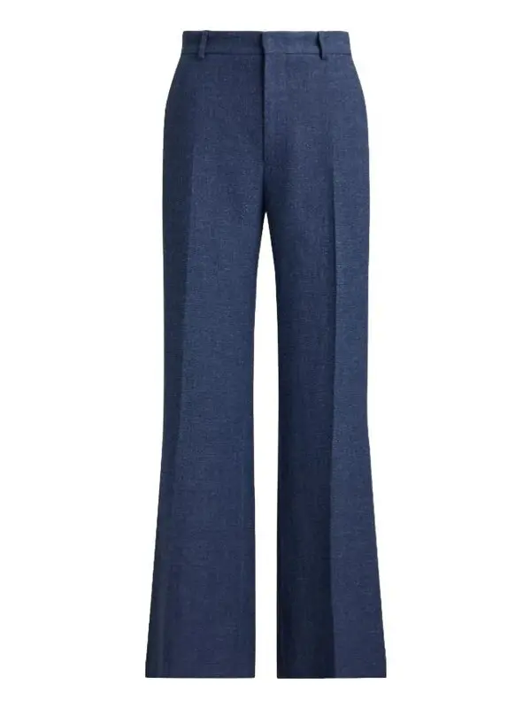 Polo Ralph Lauren High-rise Flared Trousers - Blue