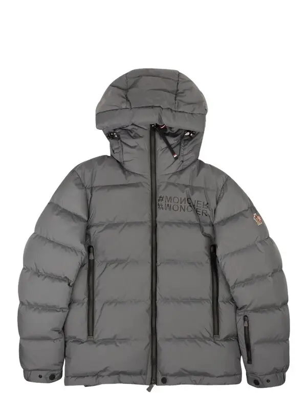 Moncler Long Sleeve Down Jacket - Gray
