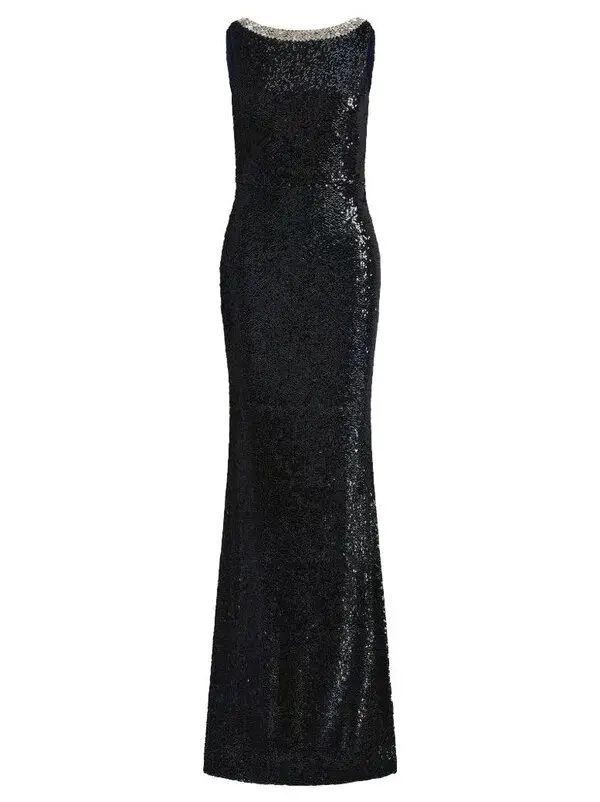 Rebecca Vallance Cambridge Sleeveless Gown - Blue