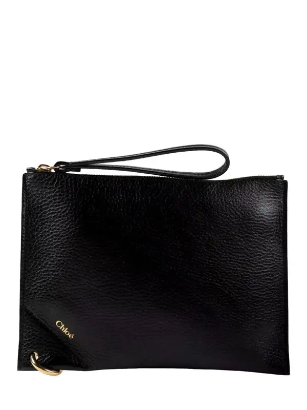 Chloé Spin Clutch Bag - Black