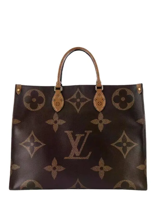 LOUIS VUITTON Onthego Reverse Monogram Giant Gm Tote Bag - Brown