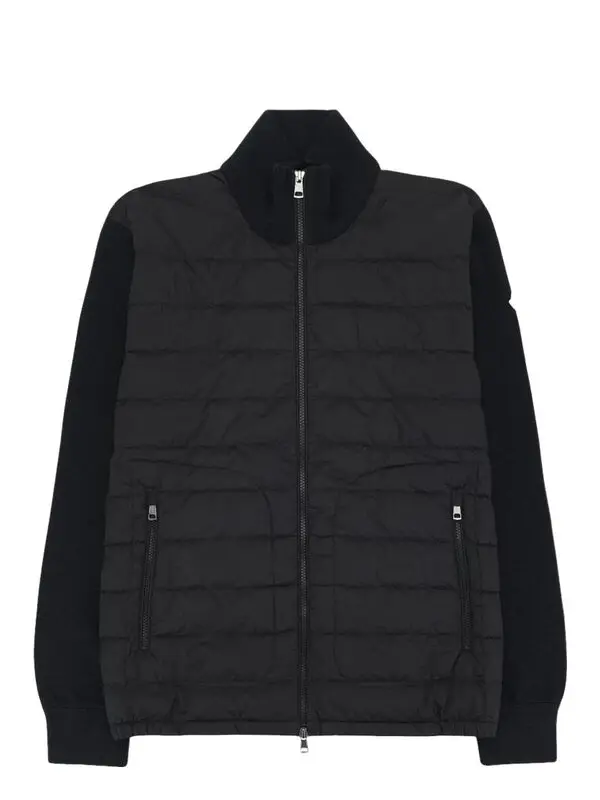 Moncler Padded Zip-up Cardigan - Black