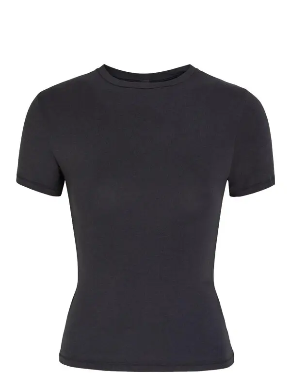 SKIMS Cotton T-shirt - Black