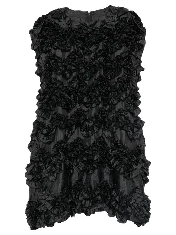 Comme Des Garçons Taffetas Short Dress Comme Des Gar - Black