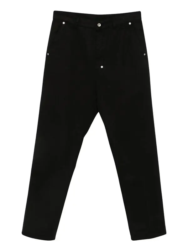 Rick Owens Woven Trousers By - Black