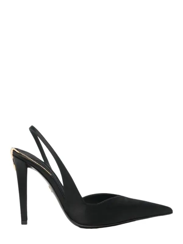 GIUSEPPE ZANOTTI Leather Slingback Pumps - Black