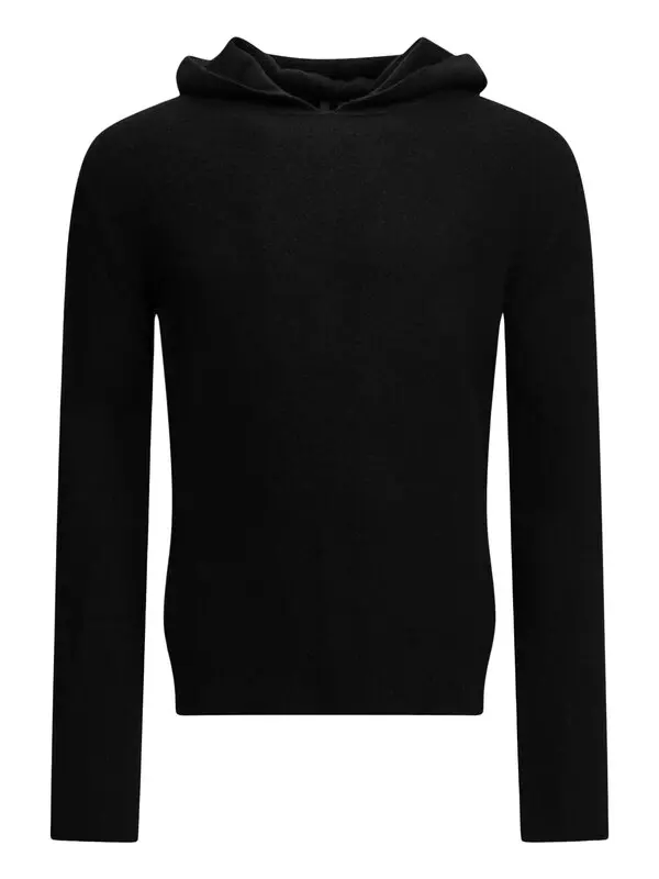 Rick Owens Hooded Sweater - Black