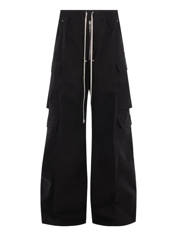 Rick Owens Double Cargo Trousers - Black
