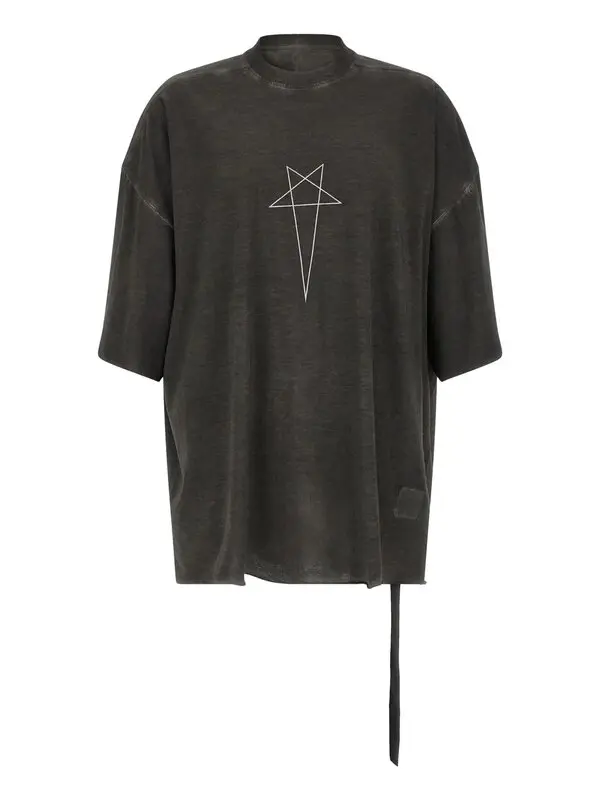 Rick Owens Printed T-shirt By - Black
