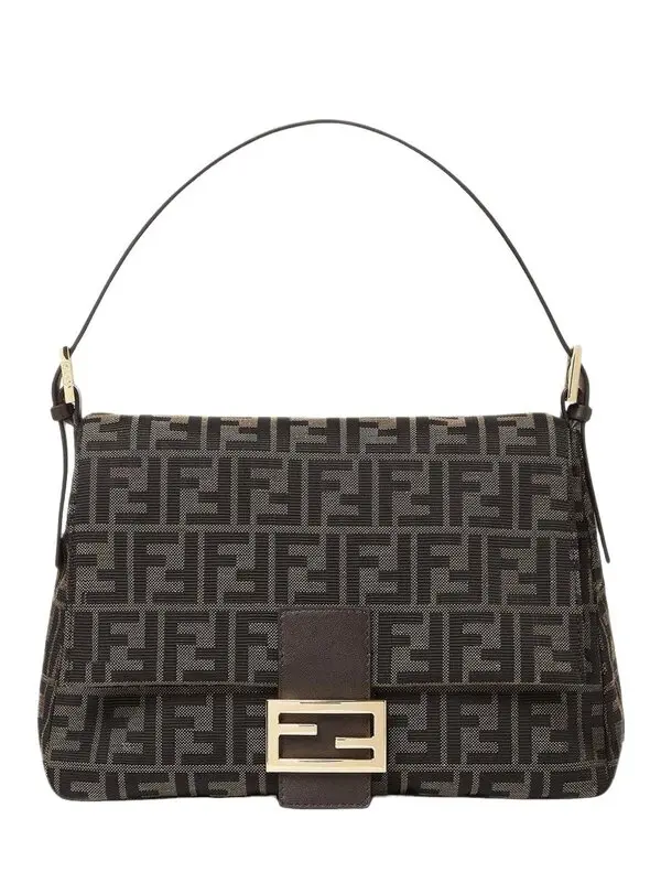 Fendi Flap 26325 Shoulder Bag By - Brown