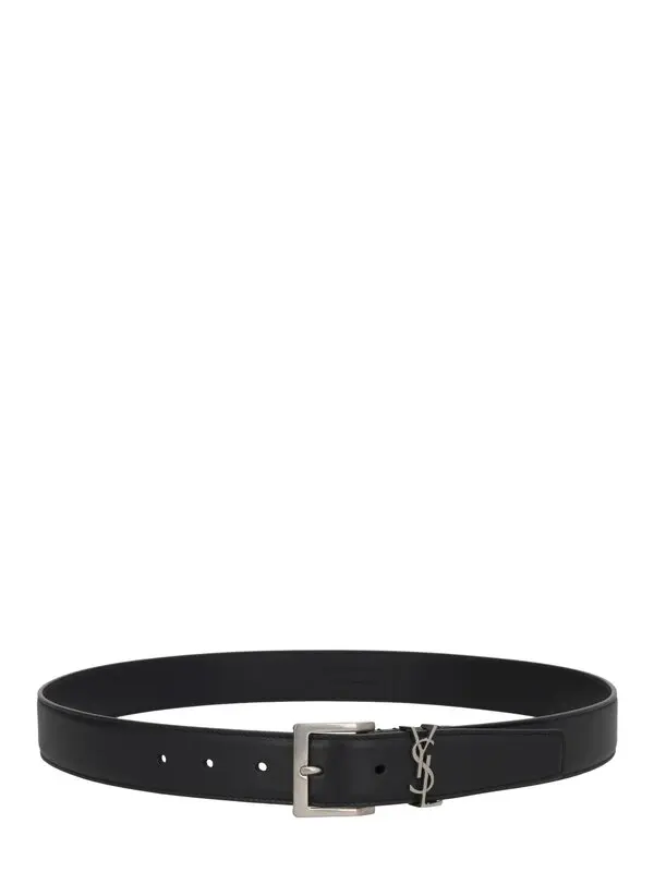Saint Laurent Cintura Cassandre "vadim - Black