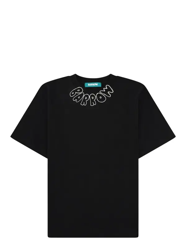 BARROW T-shirt Con Stampa - Black