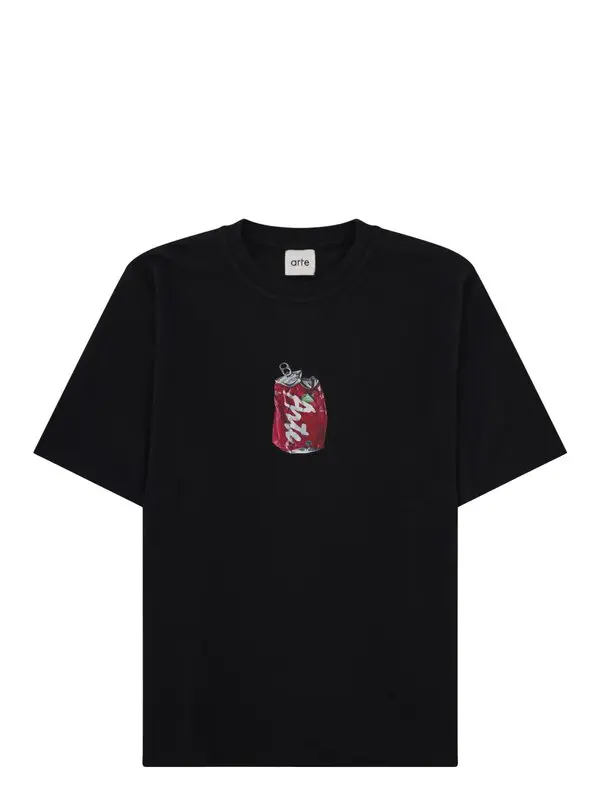 ARTE ANTWERP T-shirt In Cotone Con Stampa - Black