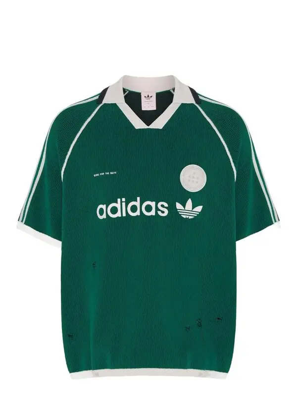 ADIDAS X SONG FOR THE MUTE Logo Cotton Polo Shirt - Green