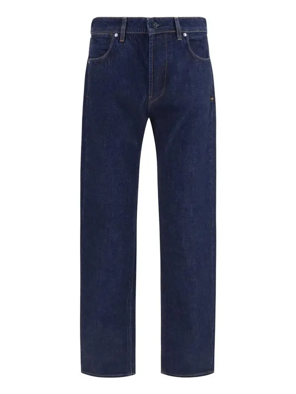 Stone Island Straight-leg Denim Jeans - Blue