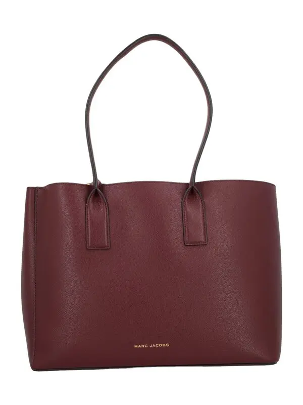 Marc Jacobs Pop J Marc Work Leather Tote Bag - Bordeaux