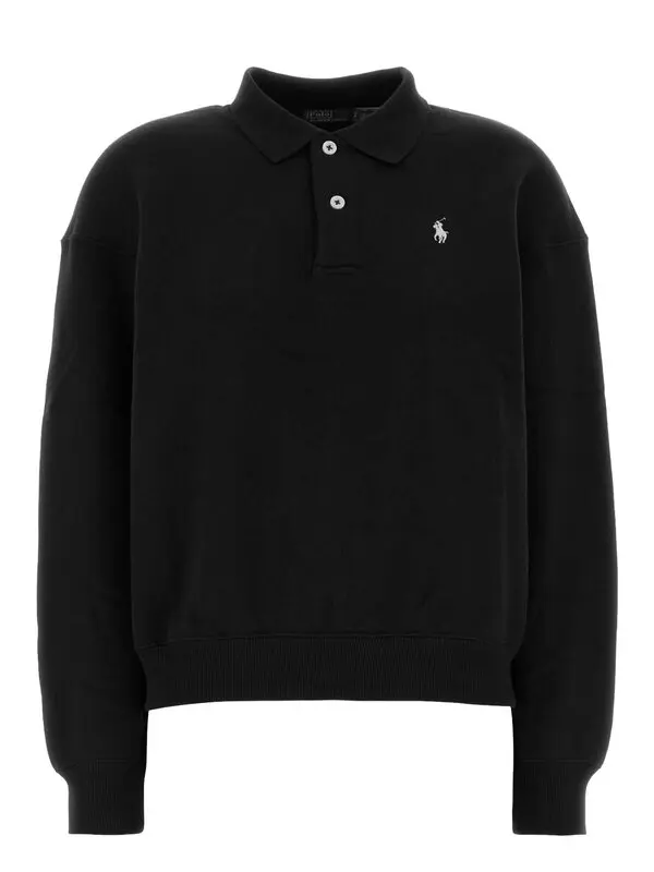 Polo Ralph Lauren Cotton-blend Polo Shirt - Black