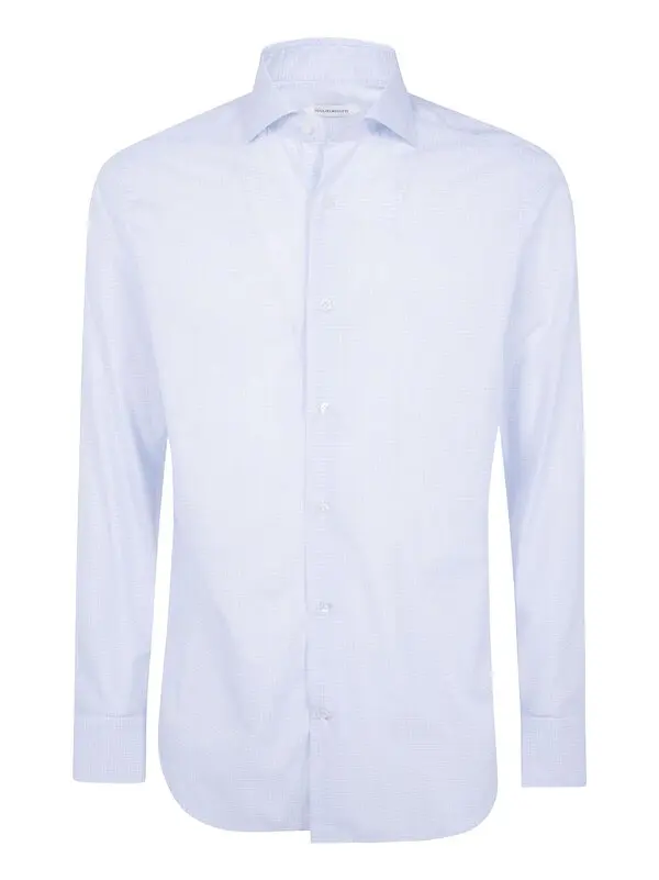 GUGLIELMINOTTI Long Sleeve Shirt - Blue