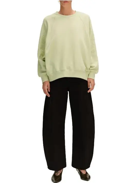 Bimba Y Lola Oversize Lace Sweatshirt - Lime