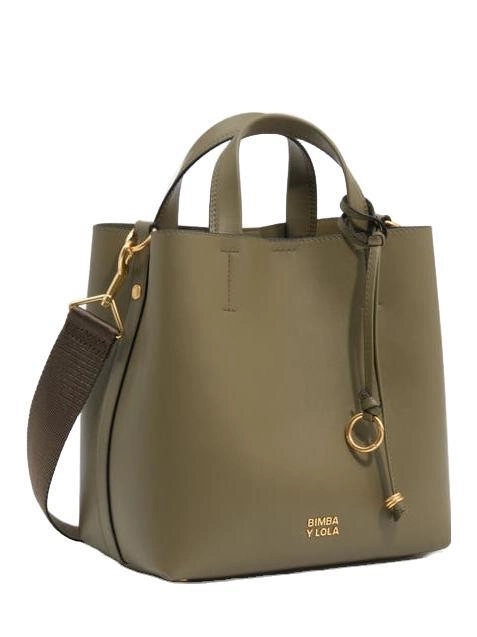 Bimba Y Lola Large Leather Chihuahua Bag - Cactus