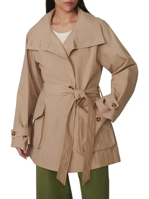 Varley Celina Light Belted Jacket - Camel