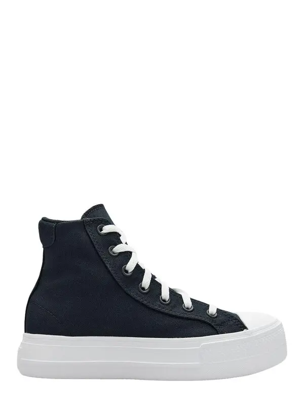 CONVERSE Wmns Day One Platform High Top Canvas - Black