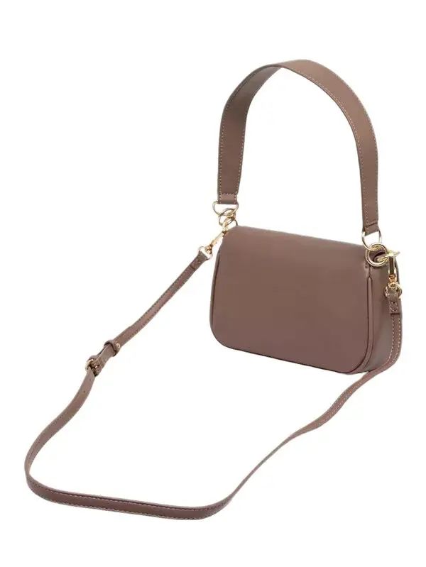 Liu Jo Small Shoulder Bag With Charm - Neutrals