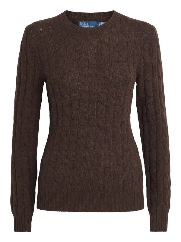 Polo Ralph Lauren Wool-cashmere Julianna Sweater - Brown