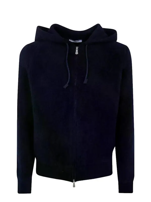 GRAN SASSO Zip-up Hoodie - Blue