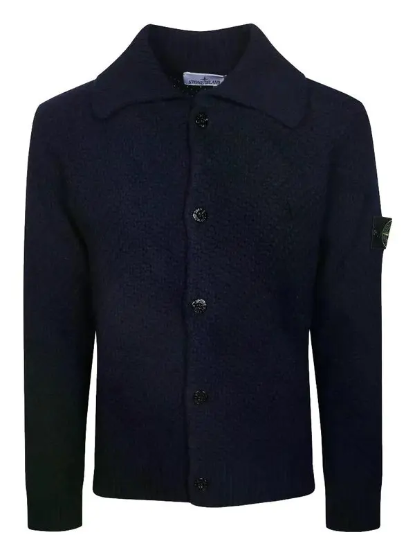 Stone Island 5100056 Lamswool Jumper - Blue