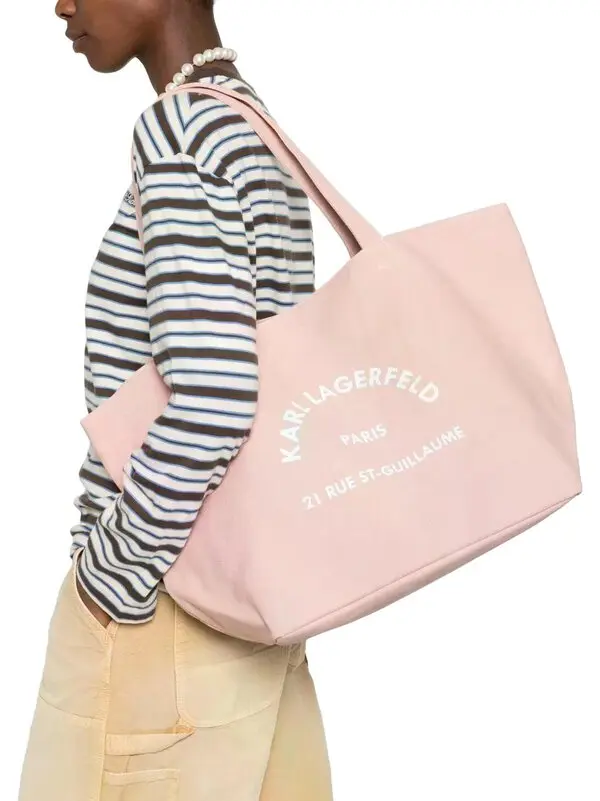 Karl Lagerfeld Rue St-guillaume Tote Bag - Pink