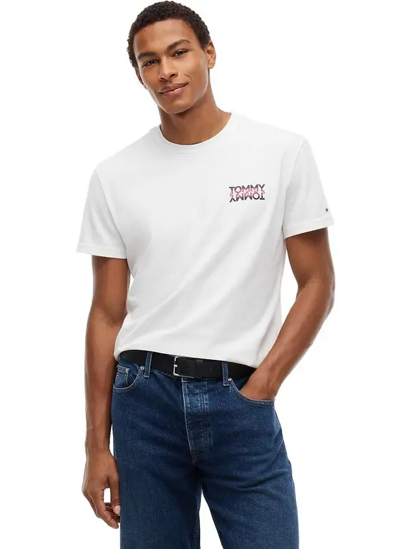 Tommy Hilfiger Back Logo T-shirt - Ecru