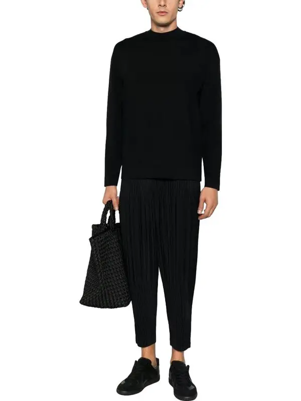 Issey Miyake Pleated Trousers - Black