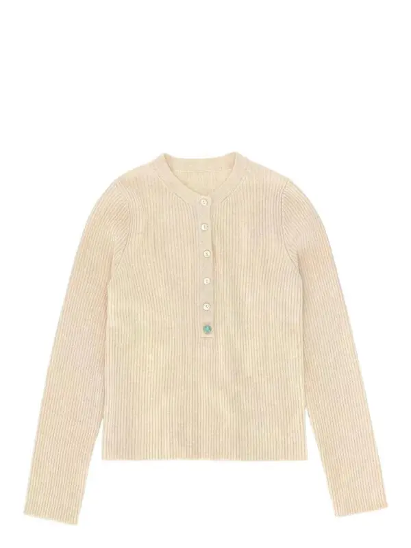 FORTELA Lou Ribbed-knit Sweater - Neutrals