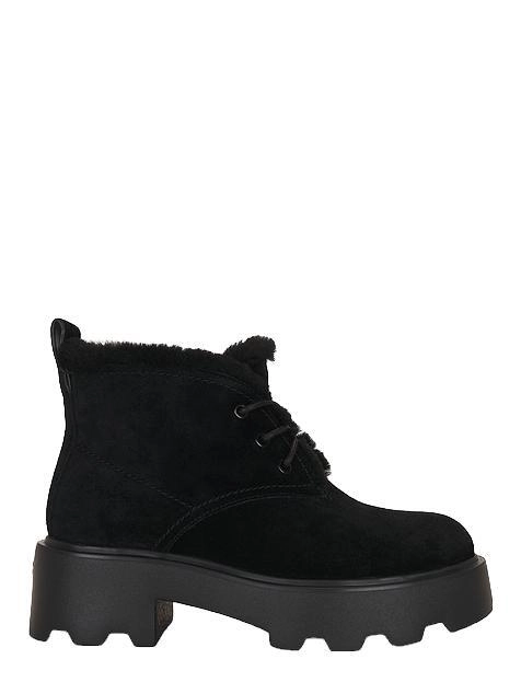 Tory Burch Desert Shearling Boot In Black - Perfect Black