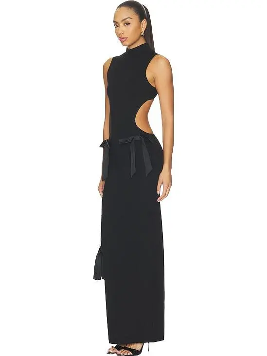 MORE TO COME Caydence Gown - Black
